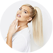 18 Inch Human Hair Ponytail Extensions | Beauty Works